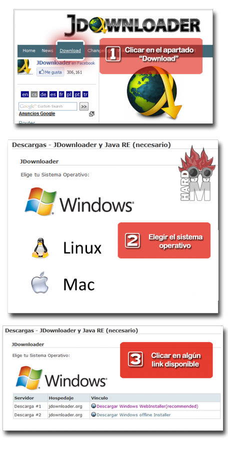 JDownloader, Instalación y Uso, Paso a Paso - TUTORIAL - Hardmaniacos