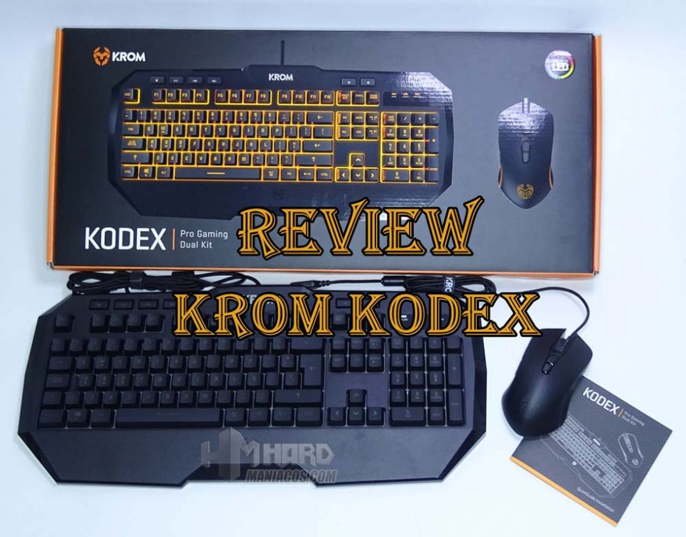 Review Teclado Krom KODEX + Ratón, TODO en Uno - Hardmaniacos
