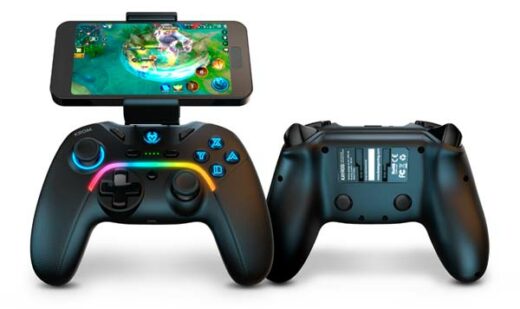 Nuevo mando inalámbrico RGB Krom Kayros con soporte para móvil