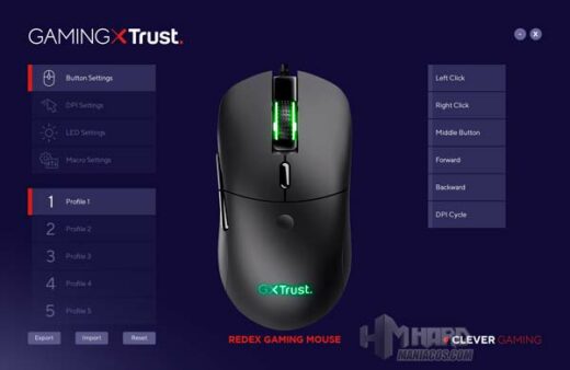 Review Ratón gaming Trust GXT 981 Redex - Hardmaniacos