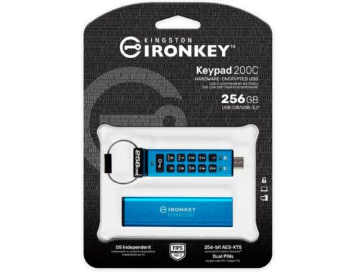 Nueva versión IronKey KP200C, con USB-C - Hardmaniacos