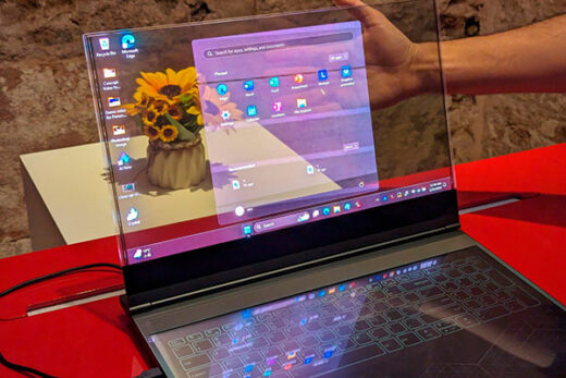 ThinkBook Transparent Display Laptop Concept, el portátil con pantalla transparente de Lenovo ...
