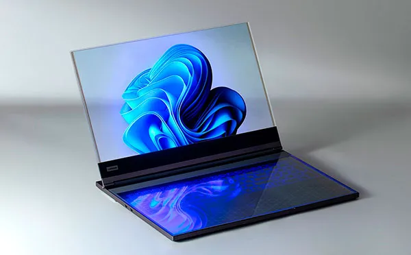 ThinkBook Transparent Display Laptop Concept, el portátil con pantalla ...